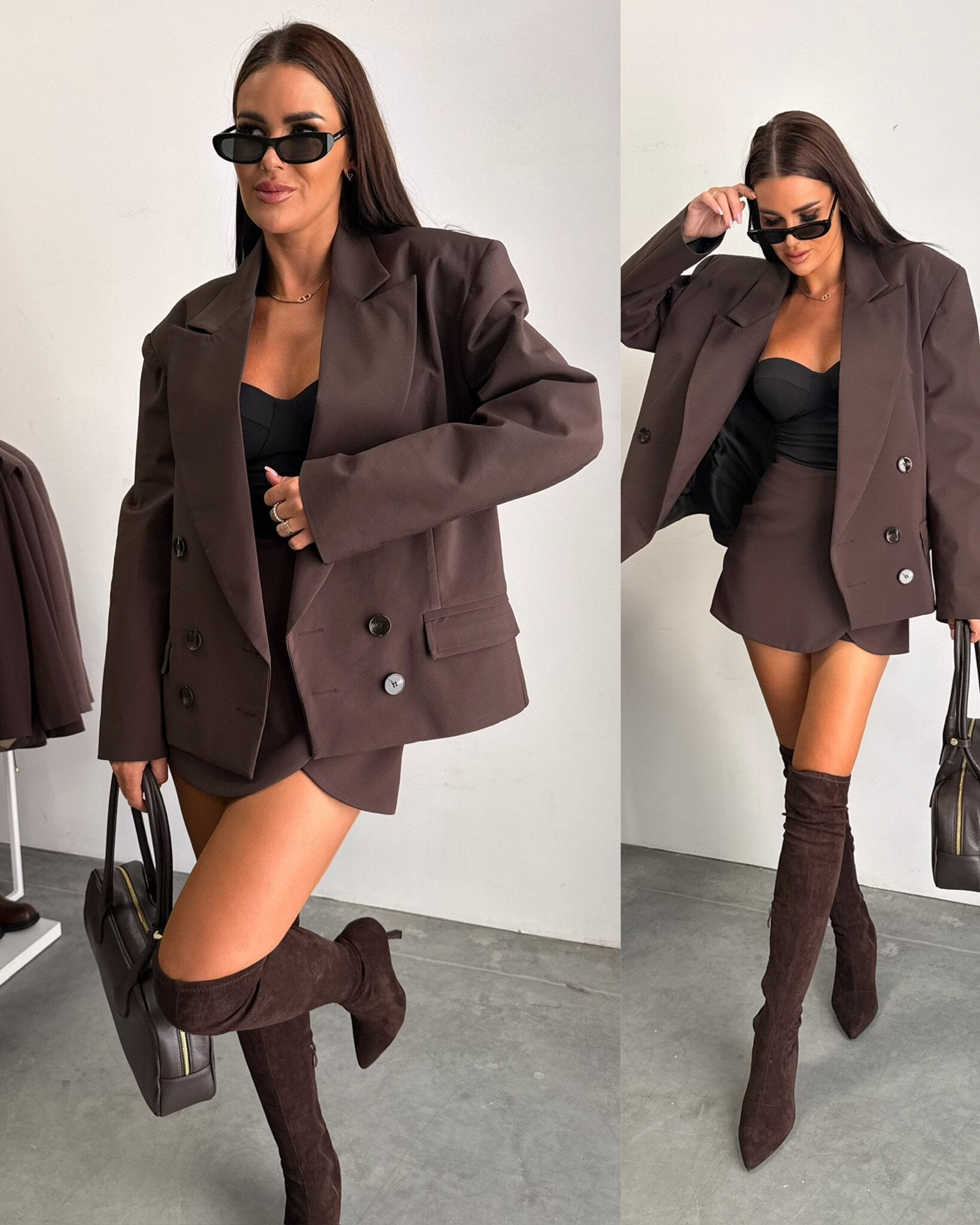 Brown skort Set – Tegoo Shop